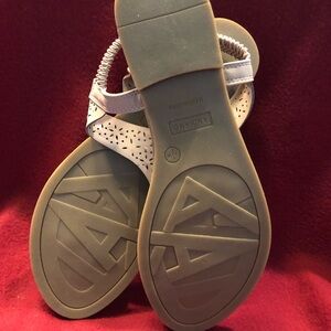 Andiamo | Shoes | Andiamo Tan Rhinestone Sandals | Poshmark